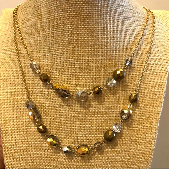 RACHEL Rachel Roy | Jewelry | Rachel Roy Necklace Gold Tone Double ...